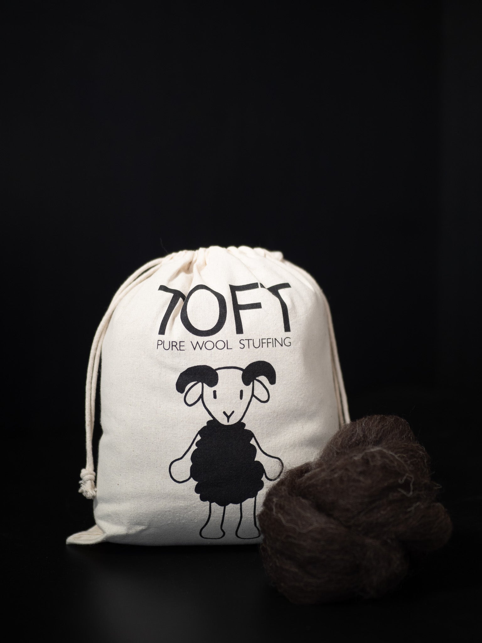 Pure Wool Toy Stuffing - Dark– Les Garçons