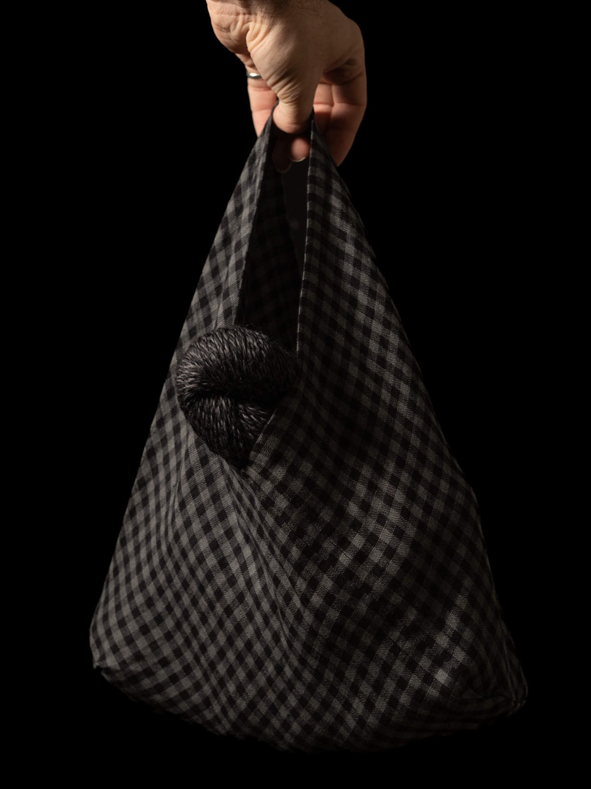 Hide & Hammer #06 - Tie-Top Bag - Studio Gingham– Les Garçons