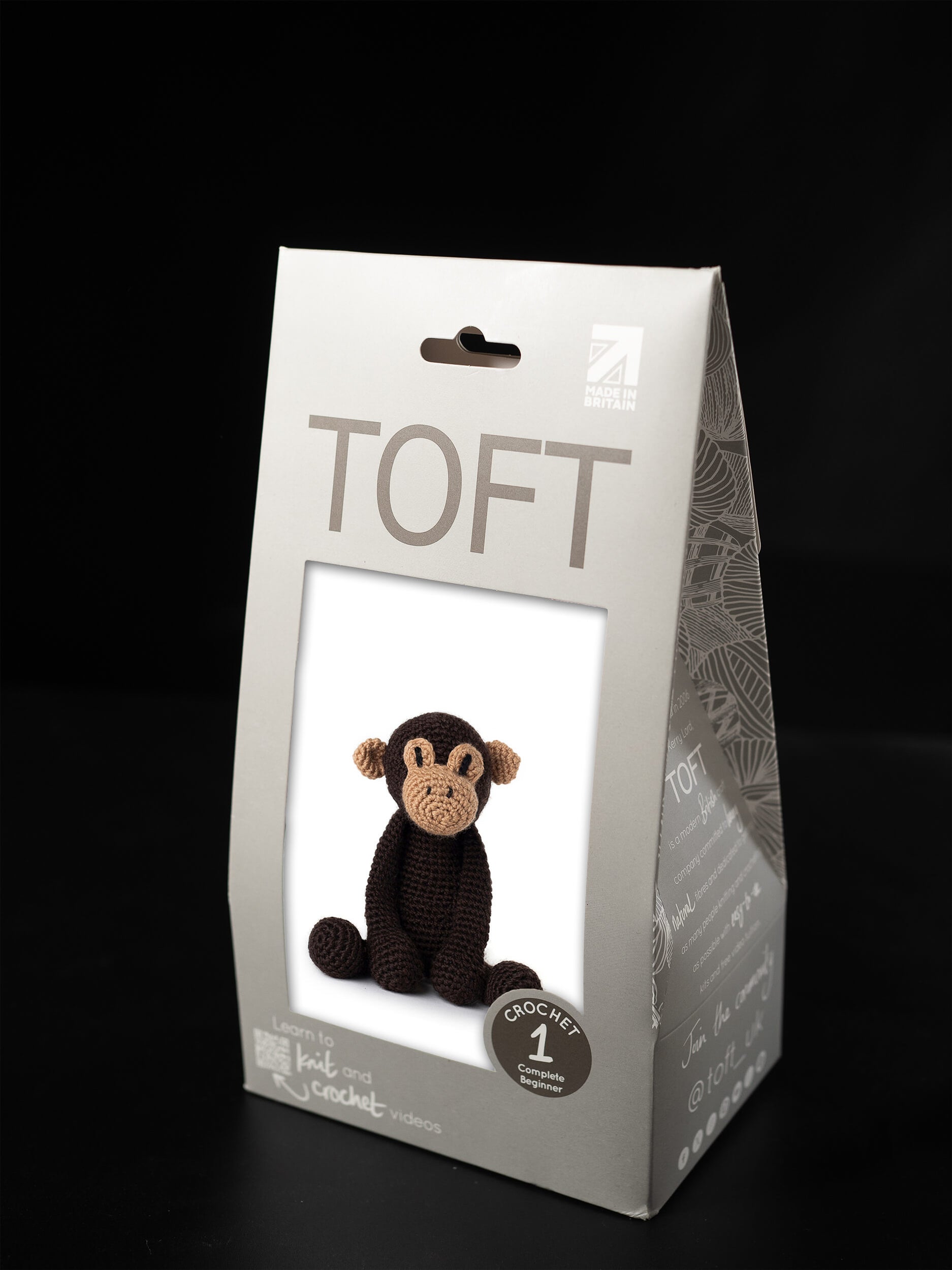 Benedict the Chimpanzee (crochet kit)– Les Garçons